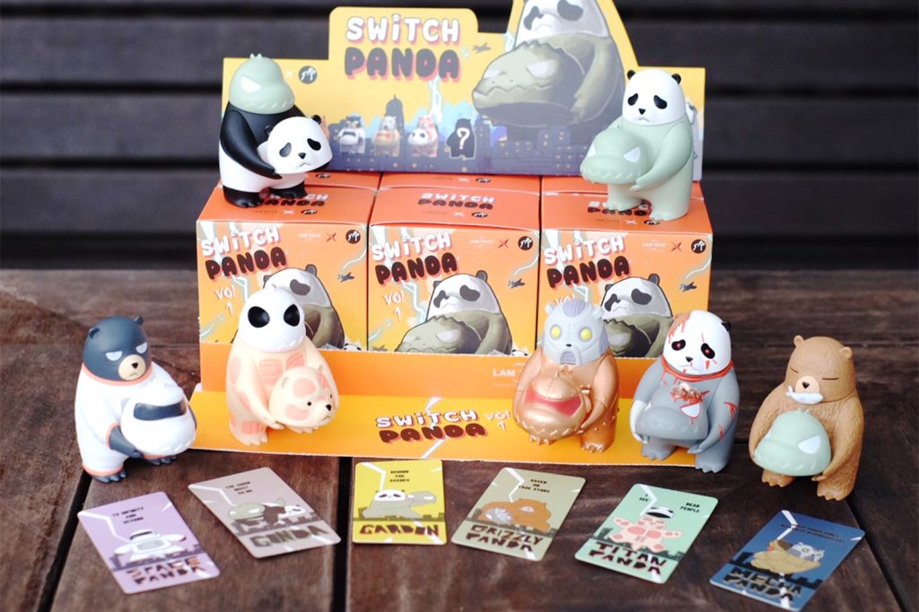 กล่องสุ่ม Switch panda Blind box 8 cm - Kai3OnlineStore