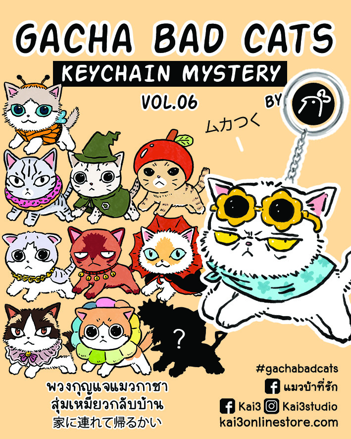 Keychain Mystery: Cats Vol.06 - Kai3OnlineStore